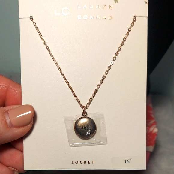LC Lauren Conrad | Jewelry | Lc Lauren Conrad Love Locket Necklace ...